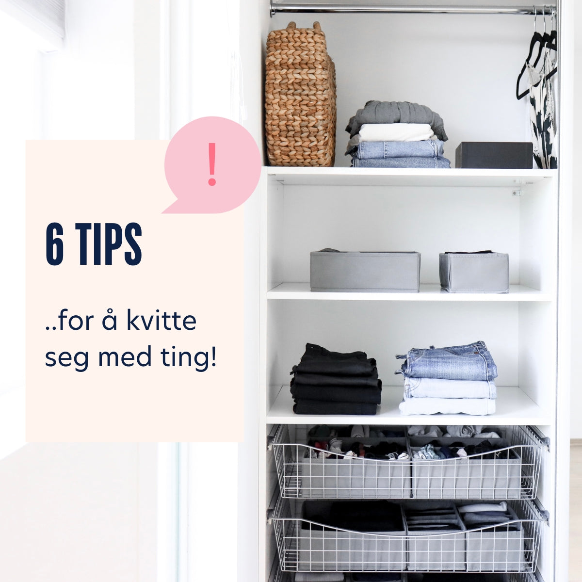 6 tips for å kvitte seg med ting | Organisering og ryddetips – BOXO.no