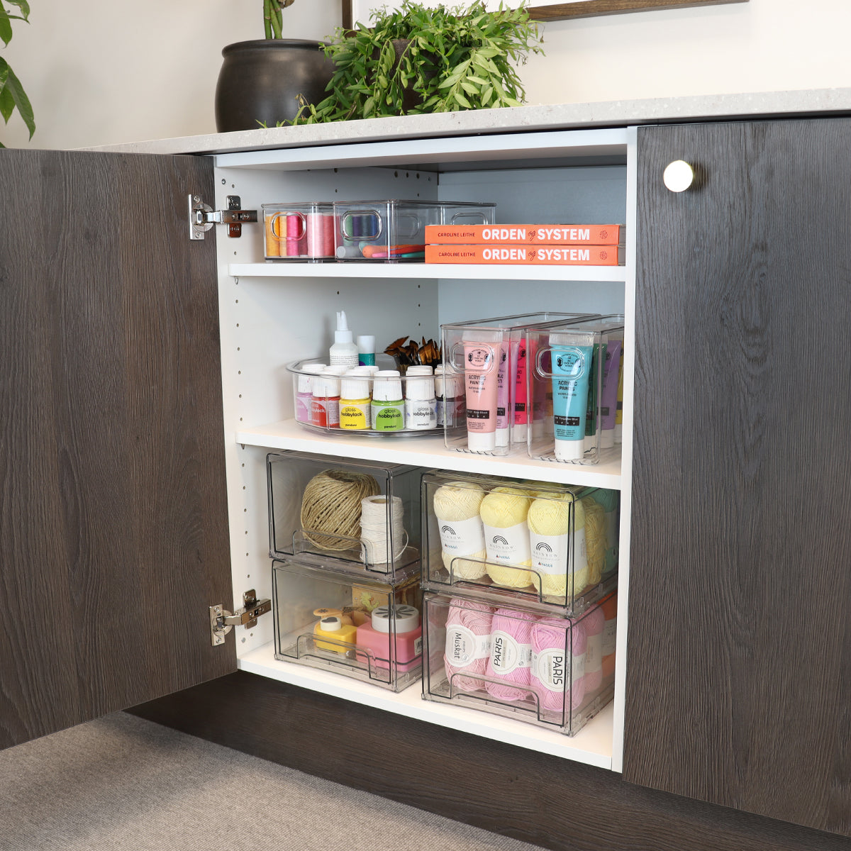 Stablebar skuff stor – praktisk oppbevaring til bad og kjøkken – BOXO.no